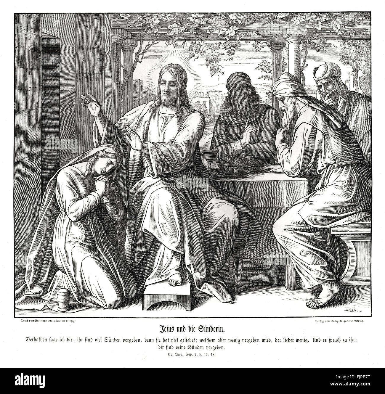 Jesus the sinful woman Cut Out Stock Images & Pictures - Alamy