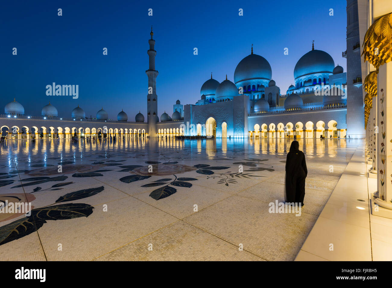 Sheikh Zayed Mosque, Sheikh Zayed Grand Mosque, Abu Dhabi, Emirate of ...