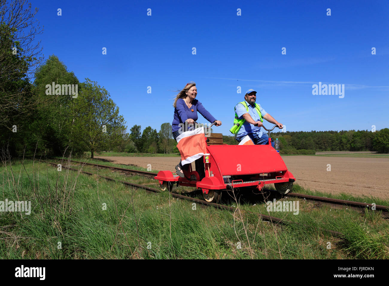 Draisinenfahrt hi-res stock photography and images - Alamy