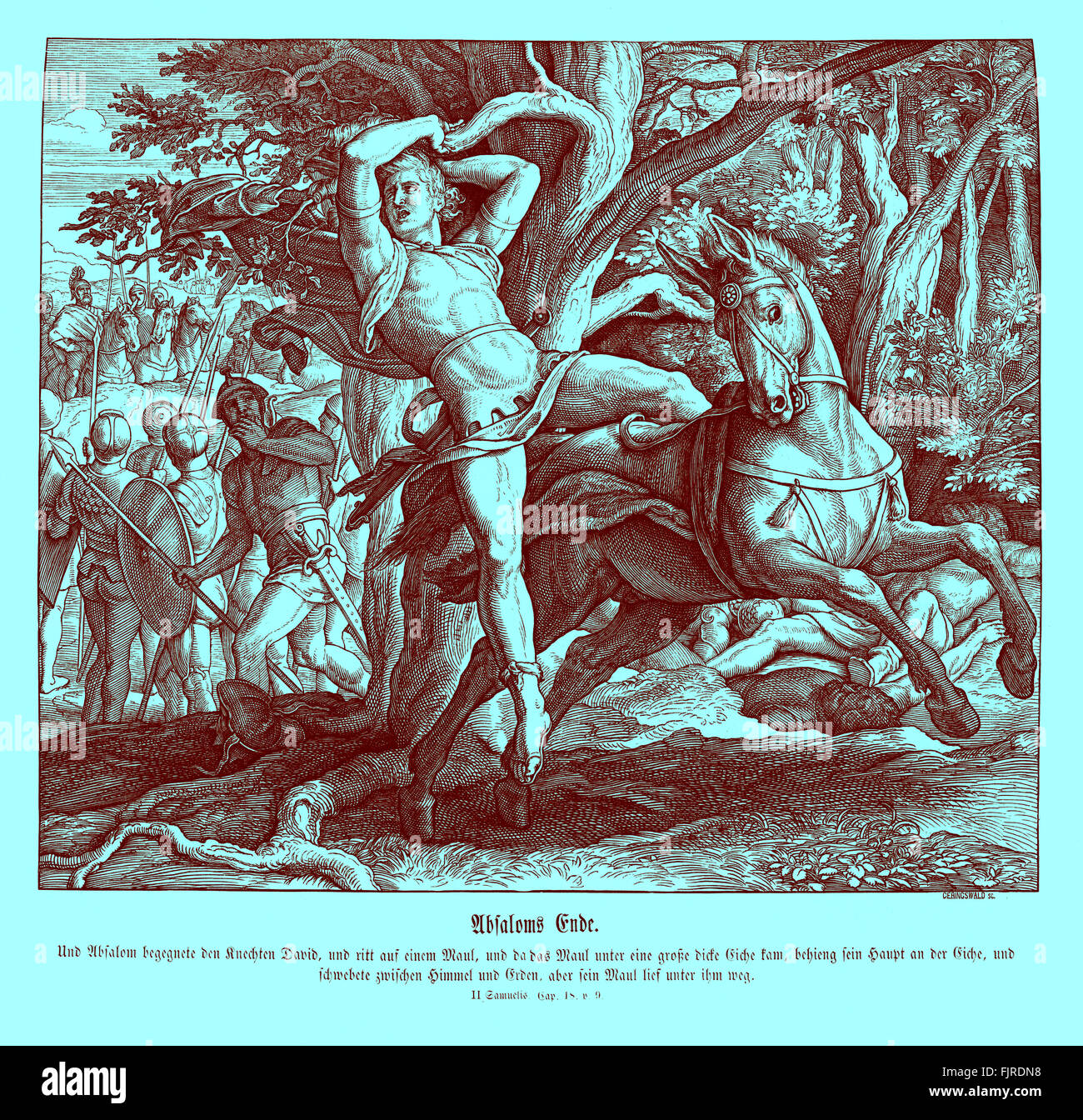 The death of absalom hi-res stock photography and images - Alamy