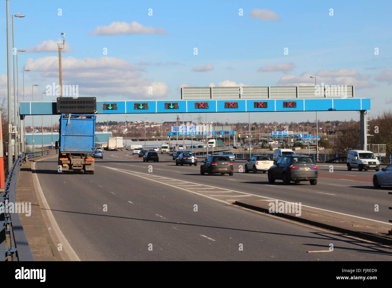 A38(M) Aston Expressway, between Birmingham city centre and Gravelly ...