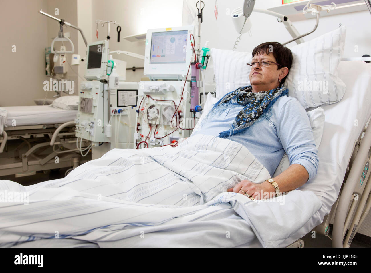 Dialysis in a hospital Stock Photo - Alamy