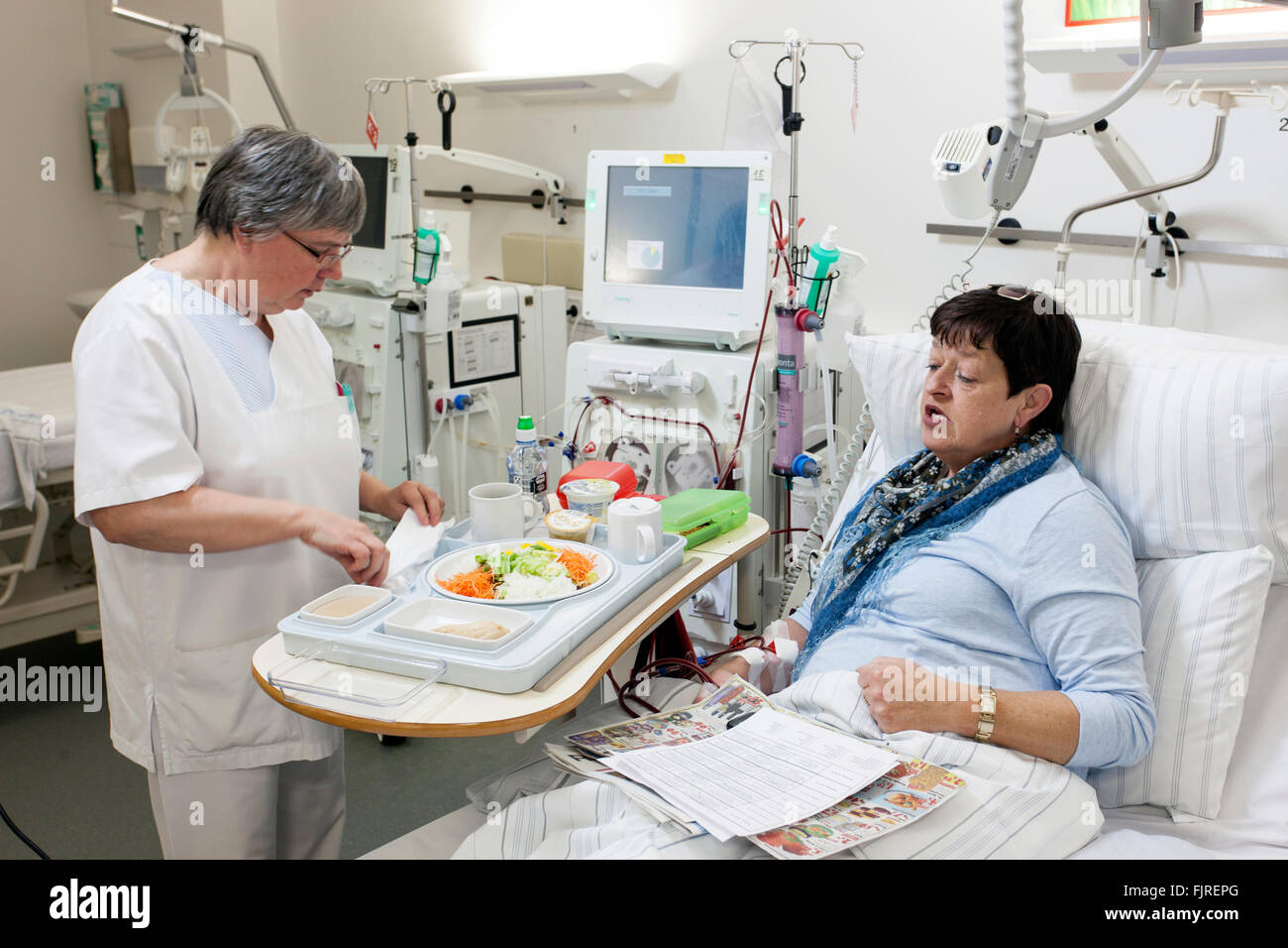 Dialysis in a hospital Stock Photo - Alamy