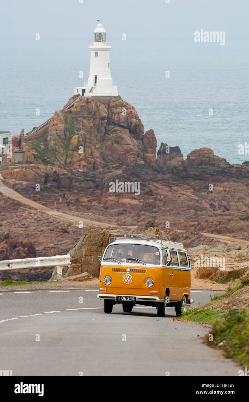 VW Bay Window camper van Stock Photo - Alamy