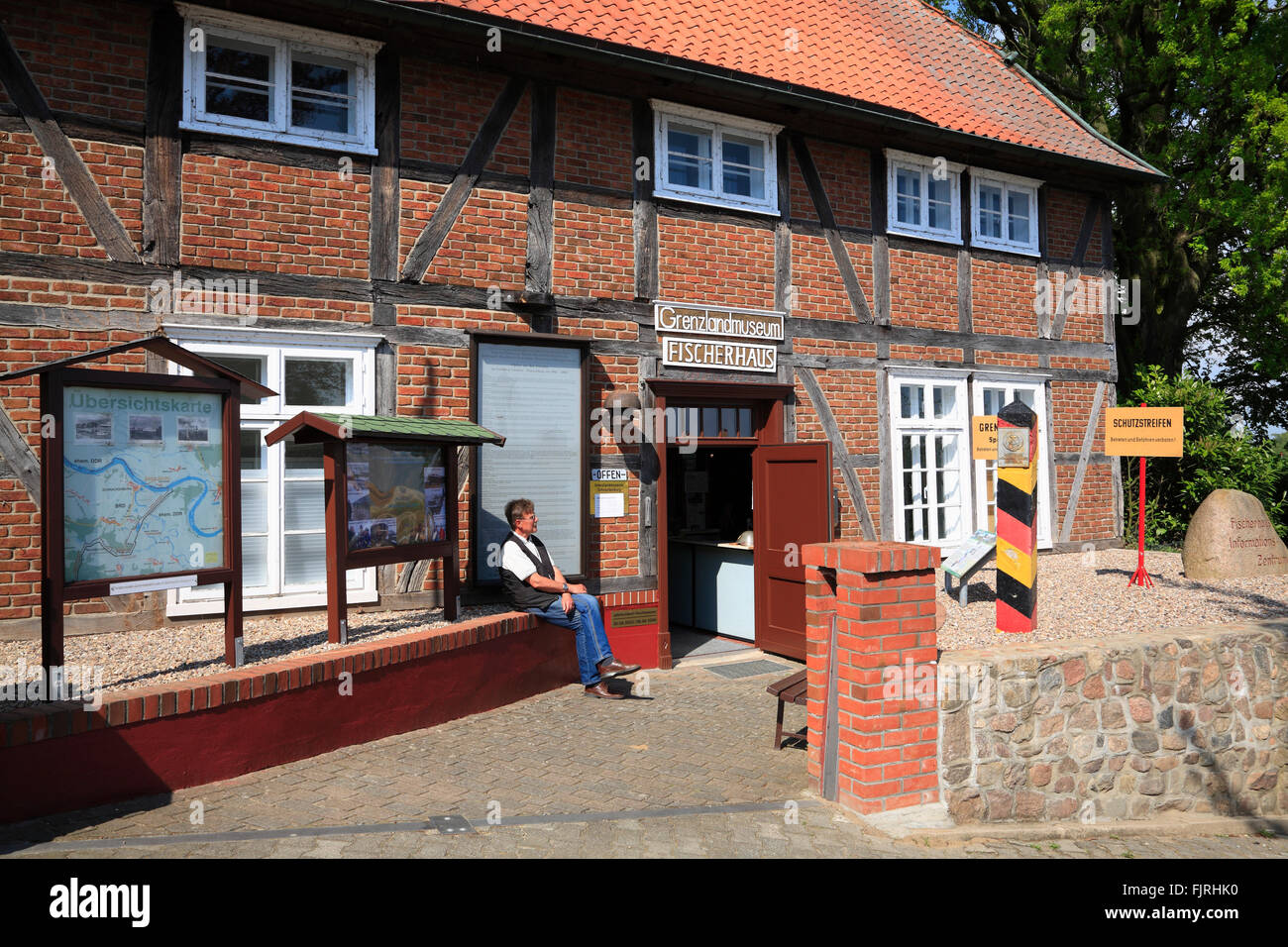 Border Museum, Grenzlandmuseum, Elbe river cycle path, Schnackenburg ...