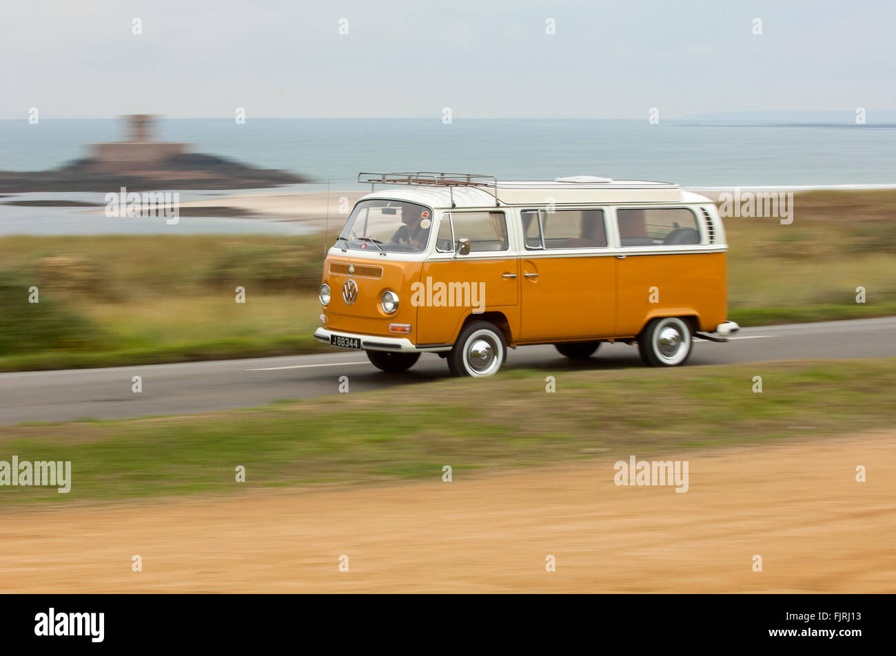 VW Bay Window camper van Stock Photo - Alamy