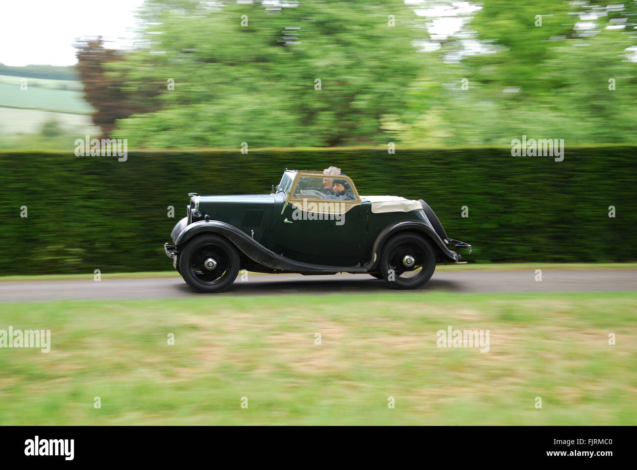 1930s Morris 8 Tourer at Cornbury Park, Charlbury, United Kingdom Stock ...