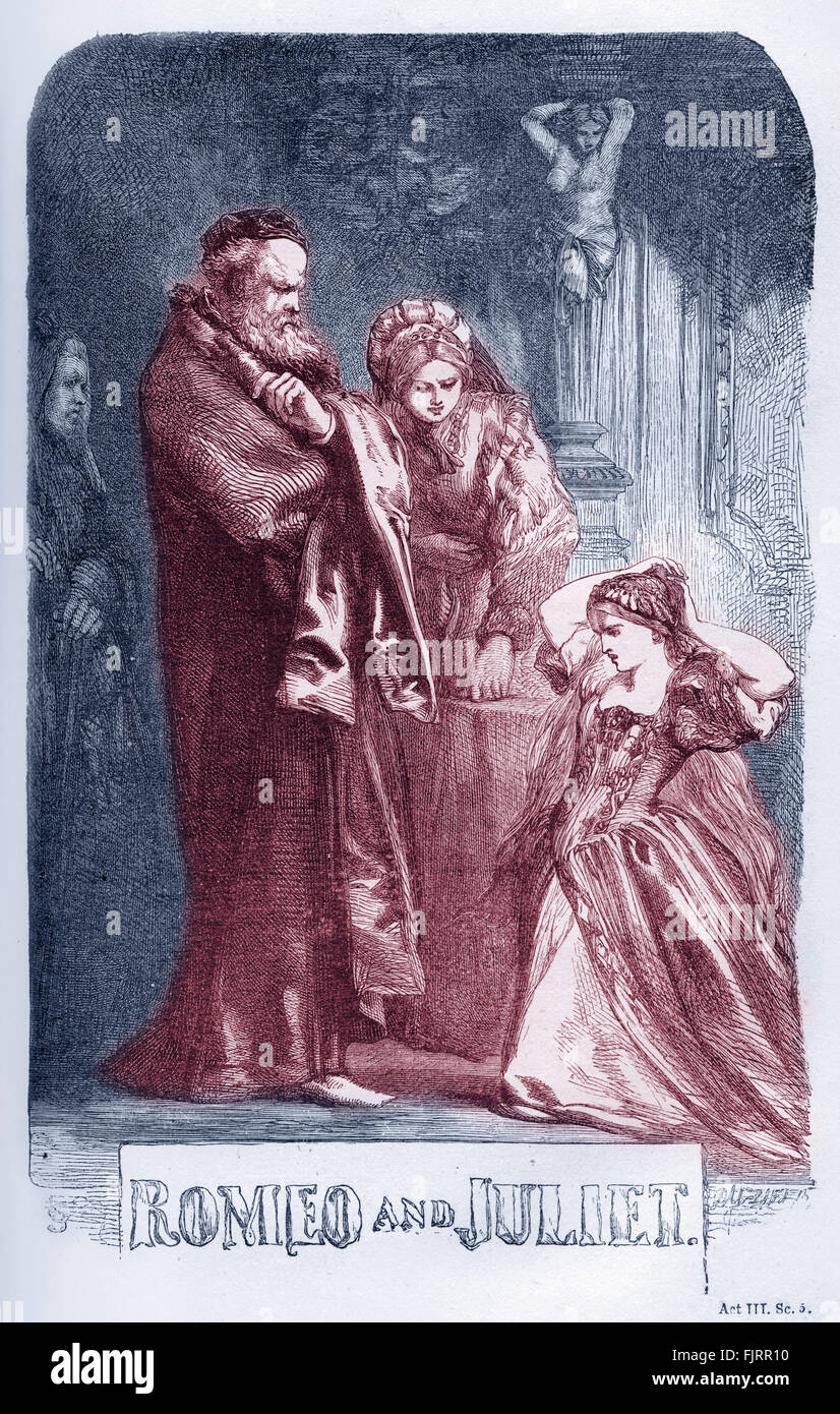 Romeo Juliet William Shakespeare Scene High Resolution Stock ...