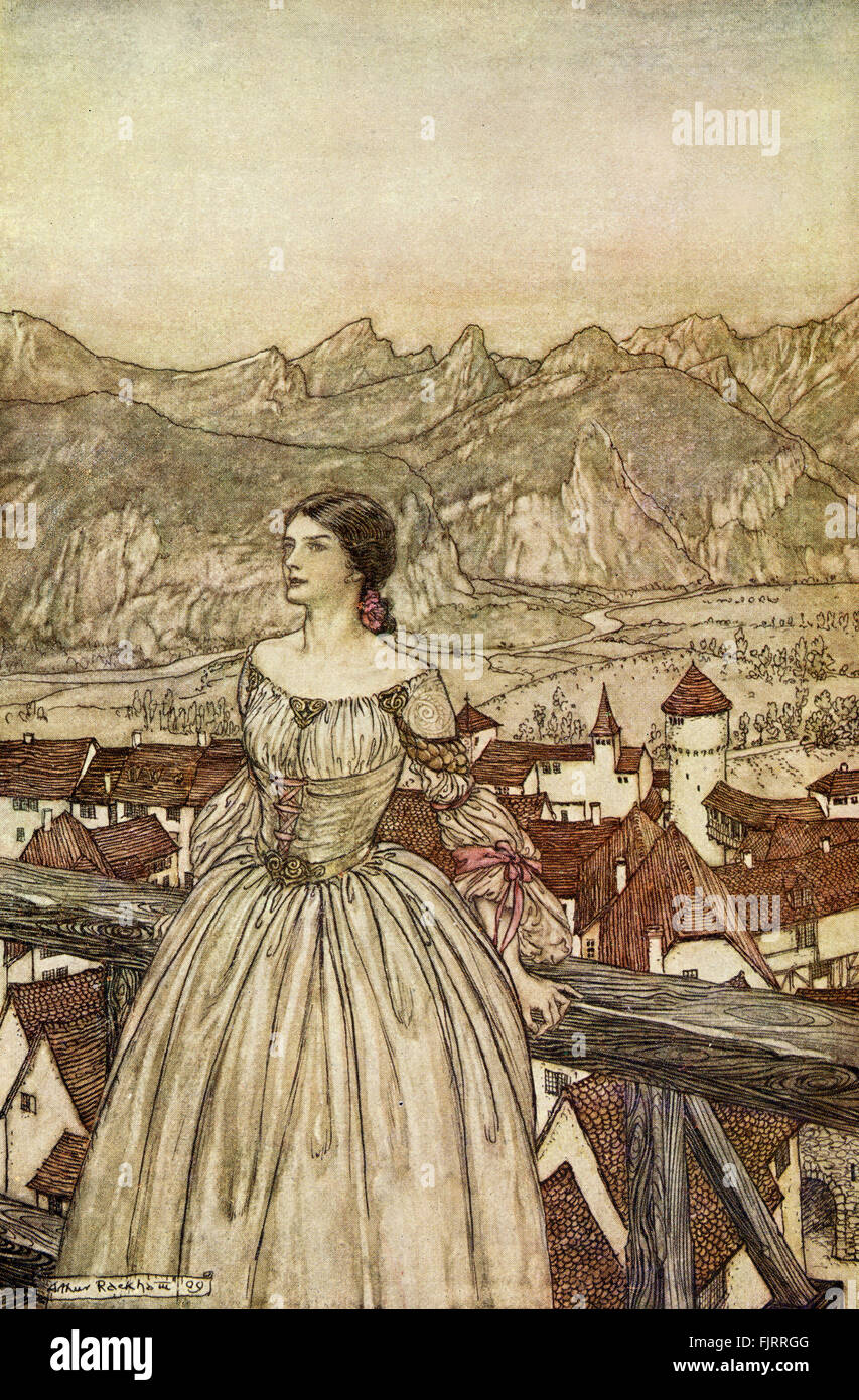 Undine by Friedrich de la Motte Fouqué, illustrated by Arthur Rackham ...