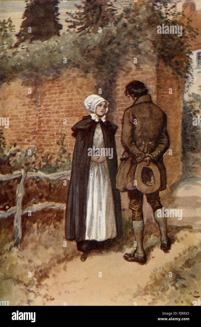 Adam Bede by George Eliot. Illustrations by Gordon Browne. Dinah and ...