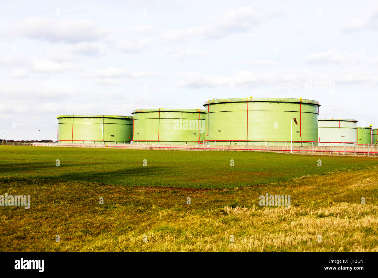 Tetney Oil Terminal, comprised of 10 storage tanks and a pipeline that ...