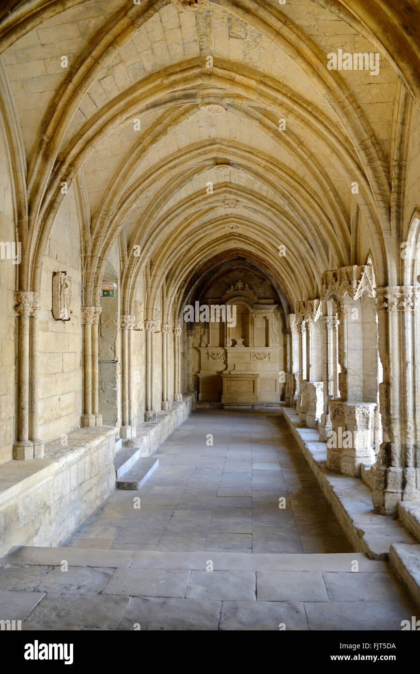 Romanesque Cloisters Church of Saint Trophime Church Arles Provence ...