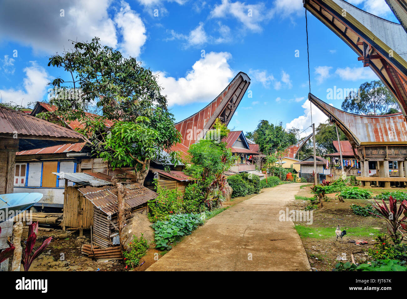 Rural indonesia village hi-res stock photography and images - Alamy
