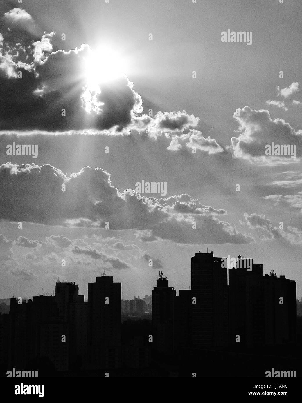 Sun Shining Through Clouds High Resolution Stock Photography and Images ...