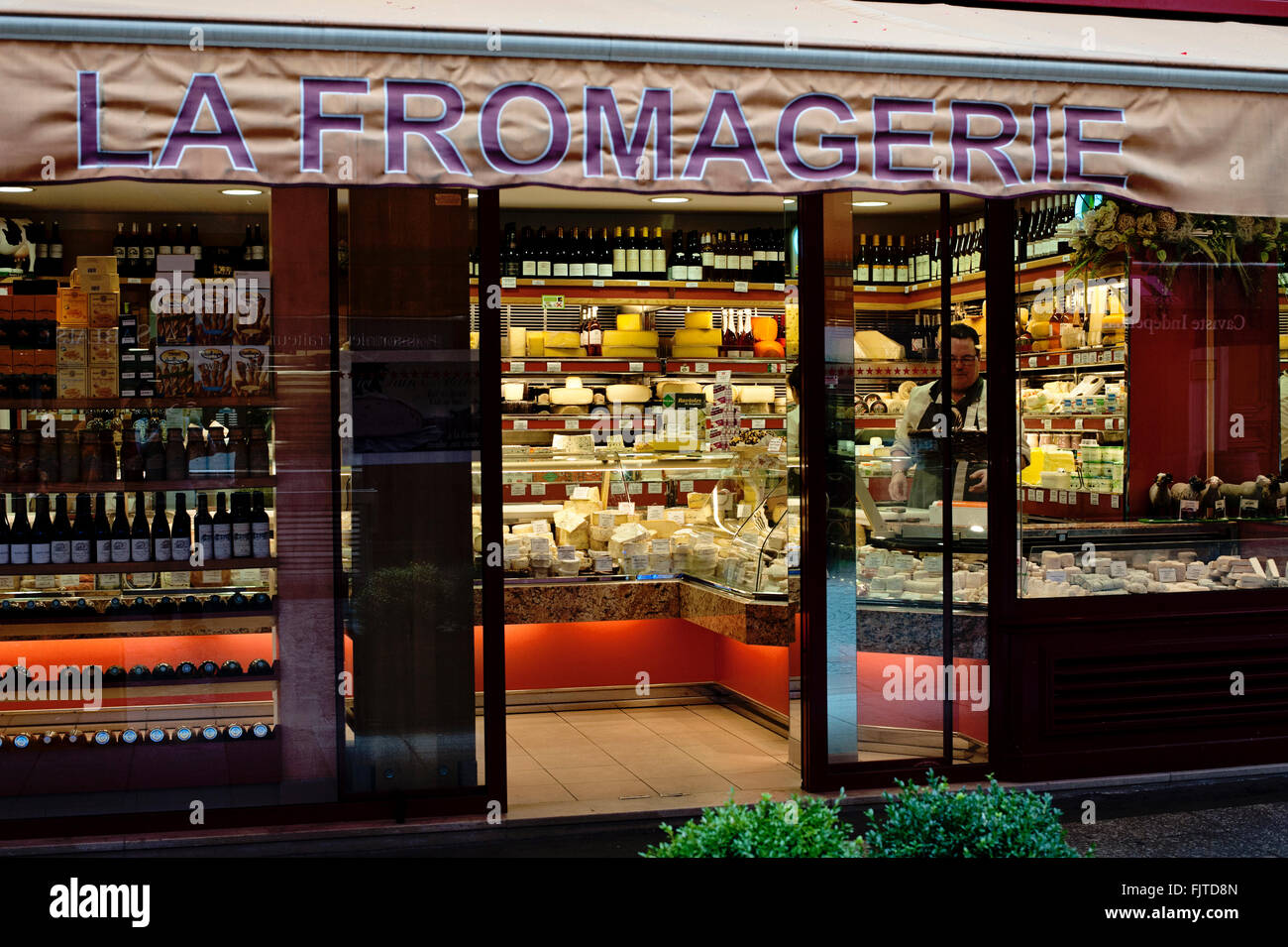 Cheese store in Paris, France Stock Photo - Alamy