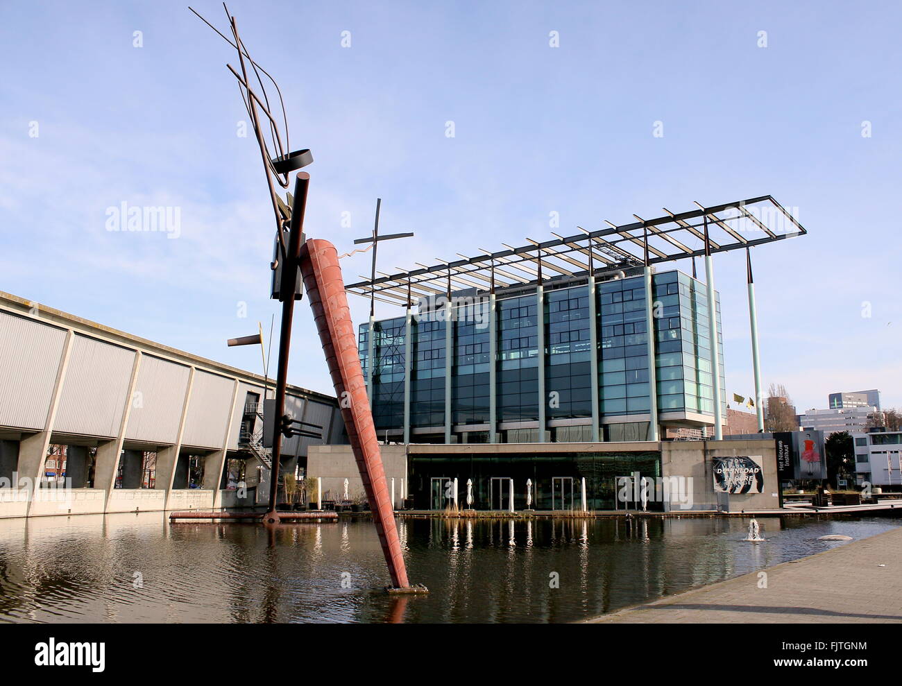 New Institute Museum (Nieuwe Instituut - HNI) in Rotterdam, Holland ...