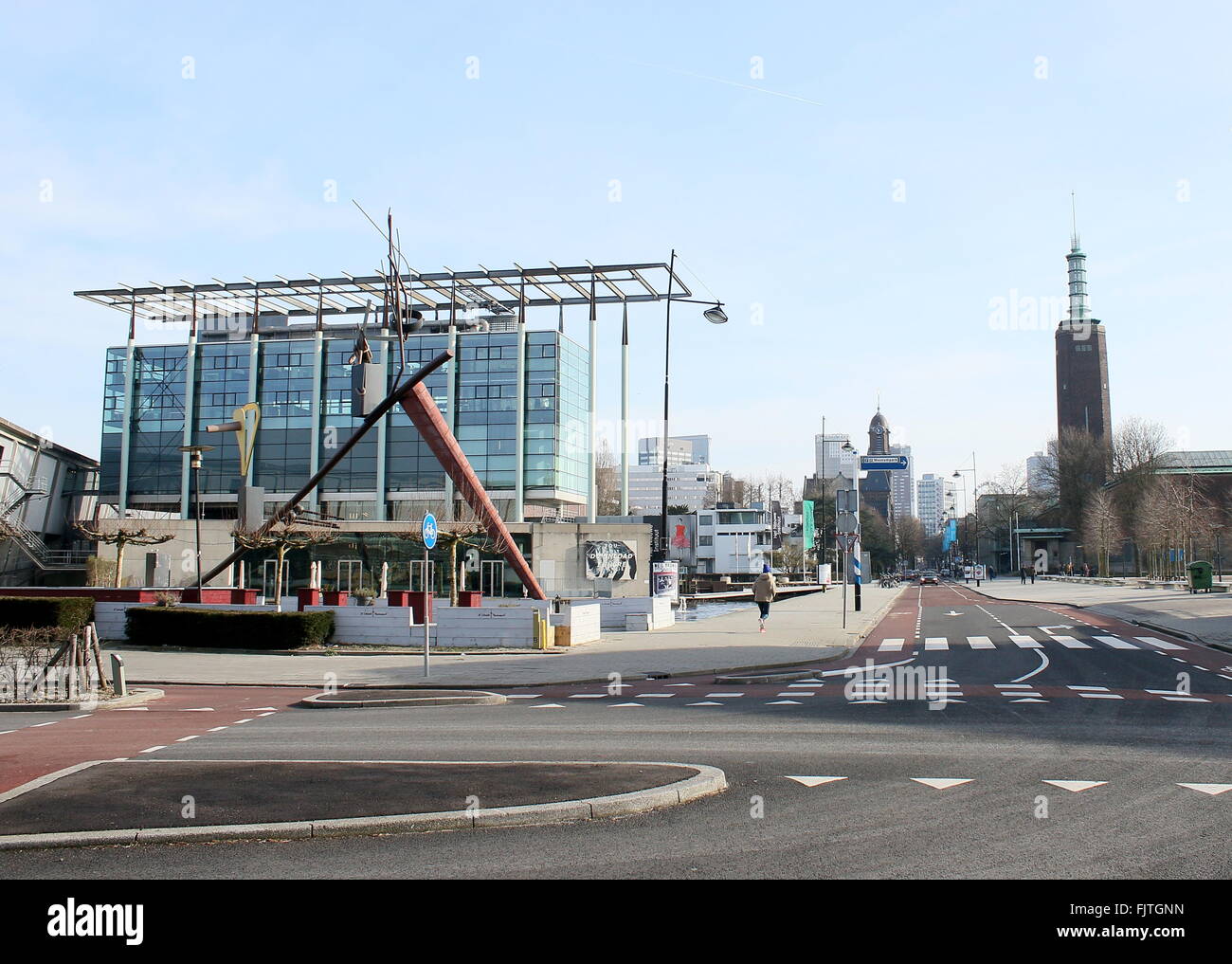 New Institute Museum (Nieuwe Instituut - HNI) in Rotterdam, Holland ...