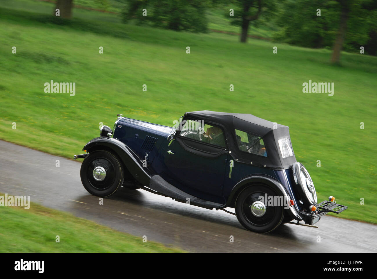 1930s Morris 8 Tourer at Cornbury Park, Charlbury, United Kingdom Stock ...