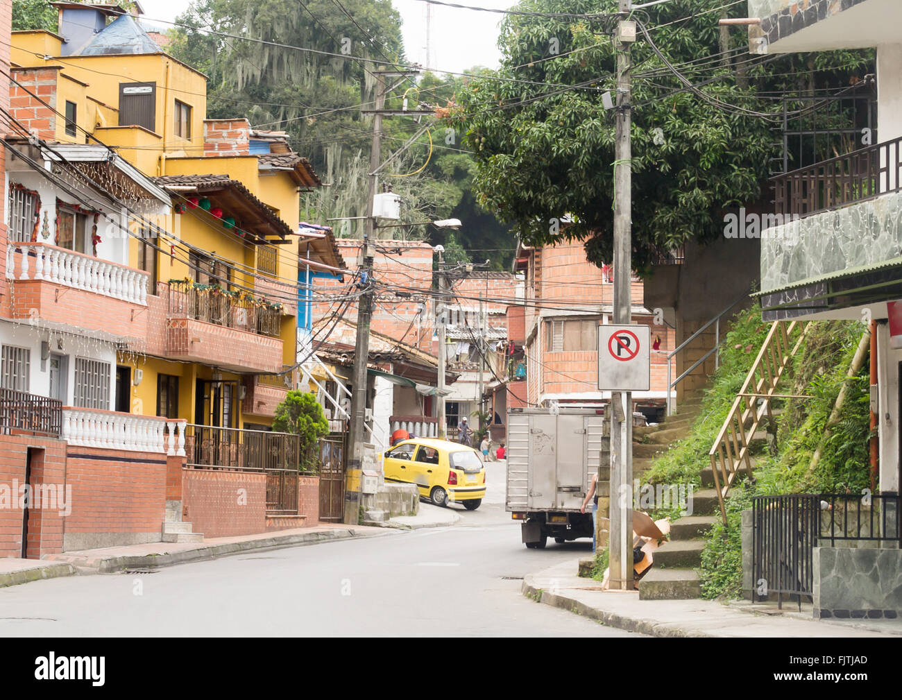 Typical Latin American city view Stock Photo - Alamy