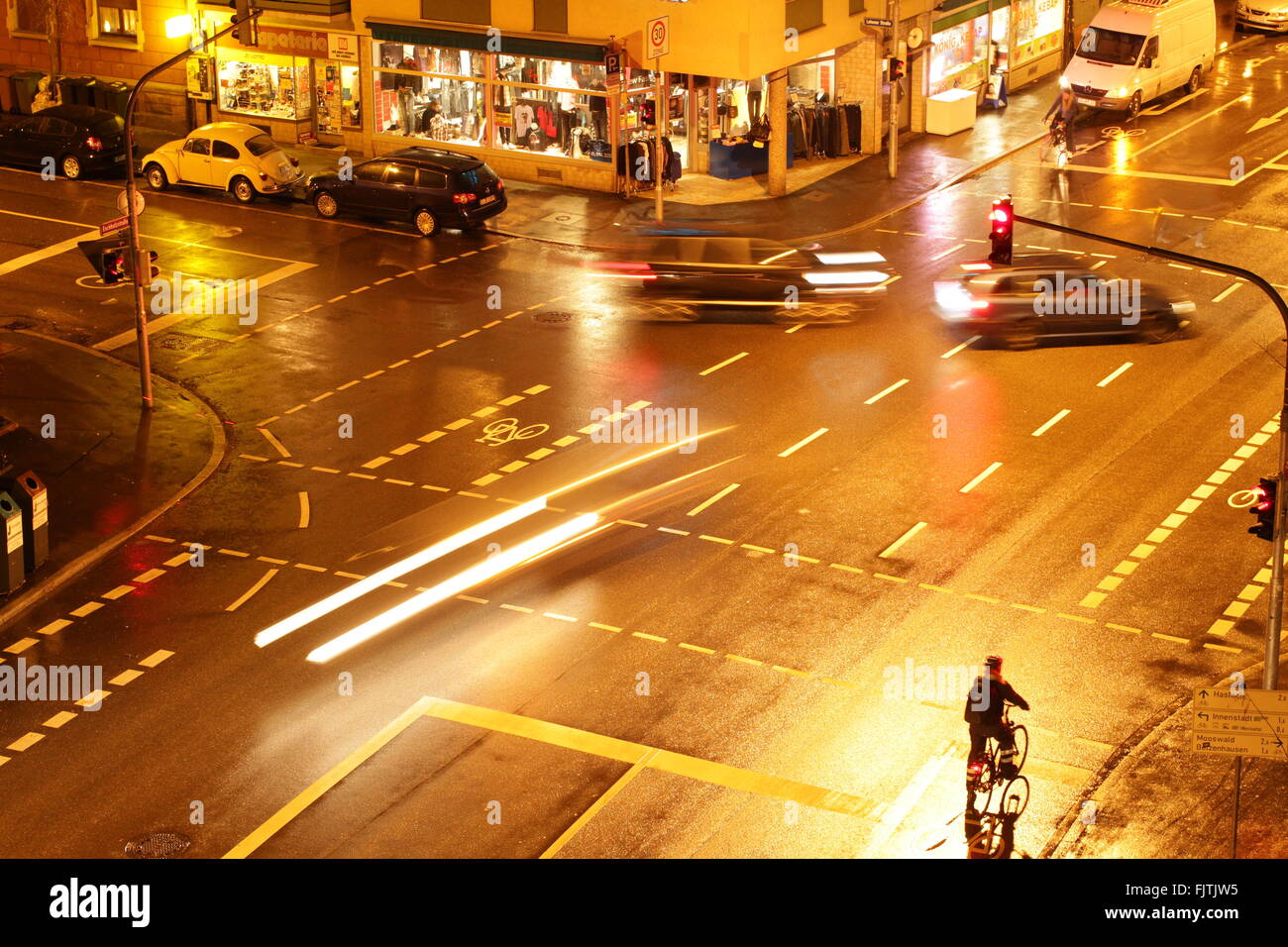 Car high angle view hi-res stock photography and images - Alamy