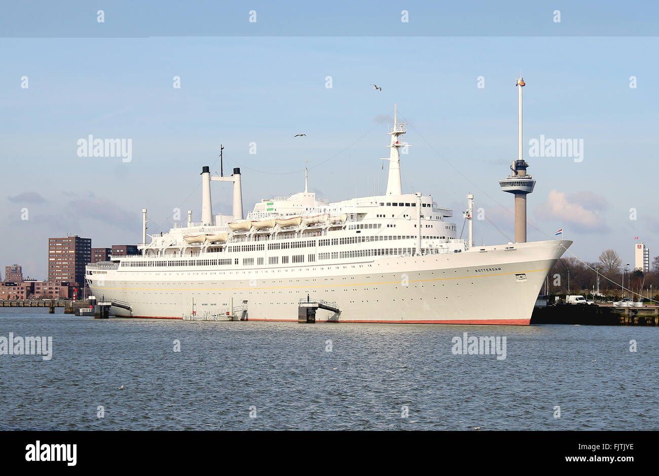 Hotel Ship S.S. Rotterdam, former ocean liner & cruise ship in ...