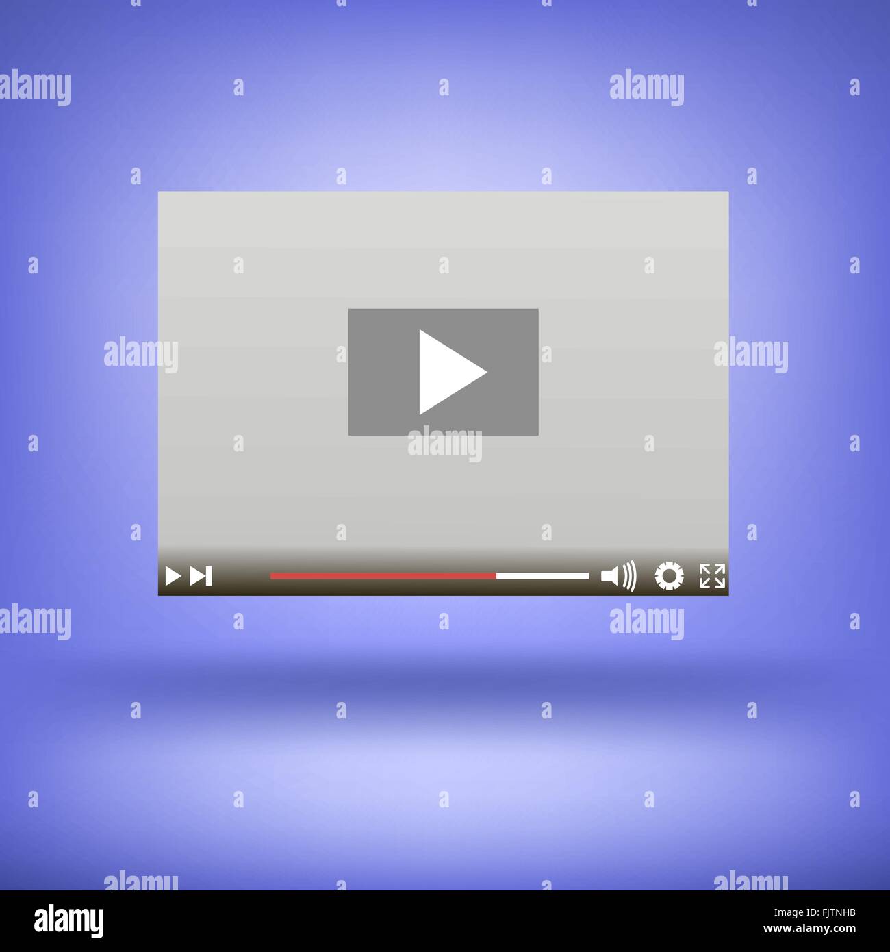 Video Player Icon Stock Vector Image & Art - Alamy
