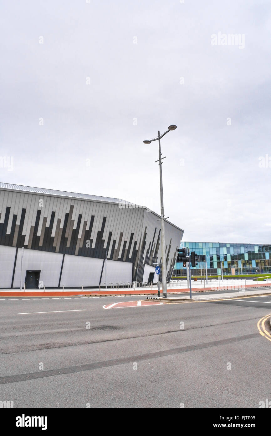 Cardiff Bay's brand new Ice Arena Wales stadium March 2015 PHILLIP ...