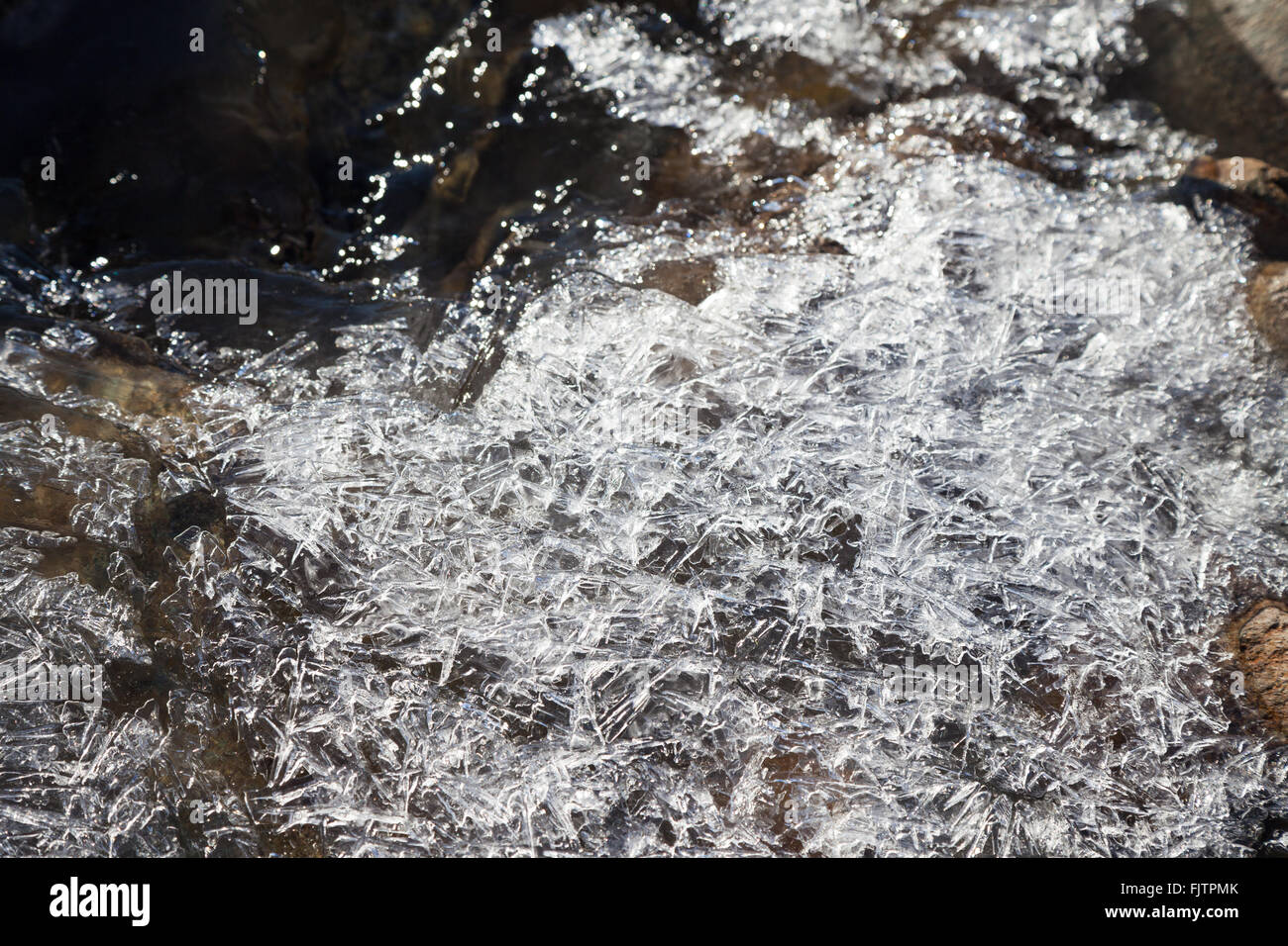 Crystals of water ice hi-res stock photography and images - Alamy