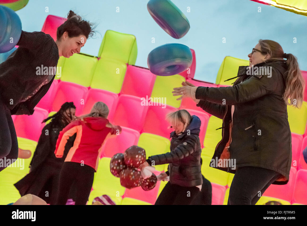 Candy crush bouncy castle hi-res stock photography and images - Alamy