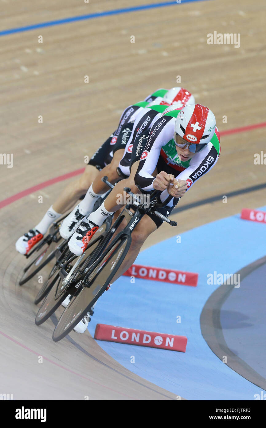 Lee Valley Velo Centre, Lonodn UK. 03rd Mar, 2016. UCI Track Cycling ...