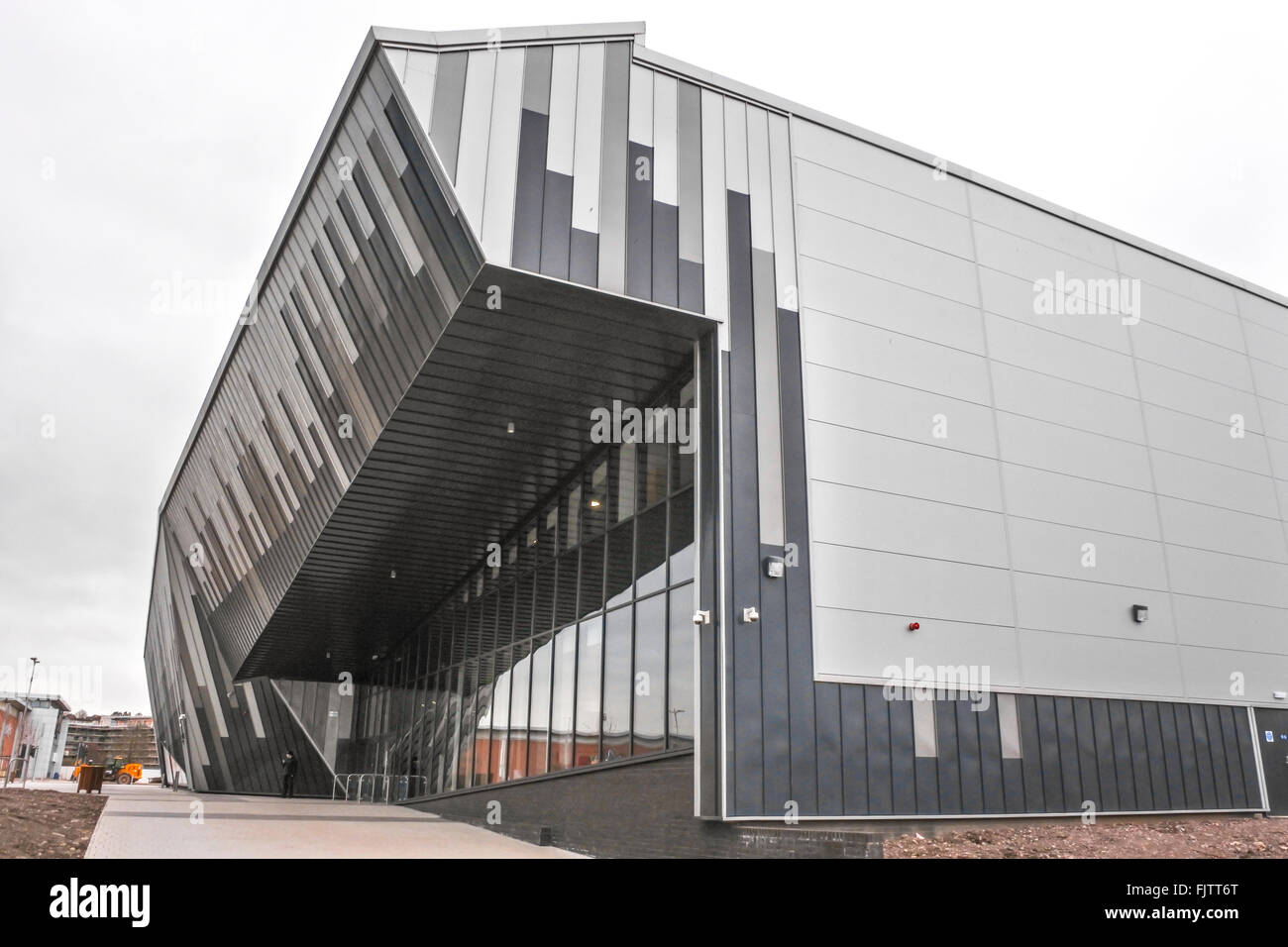 Cardiff Bay's brand new Ice Arena Wales stadium March 2015 PHILLIP ...