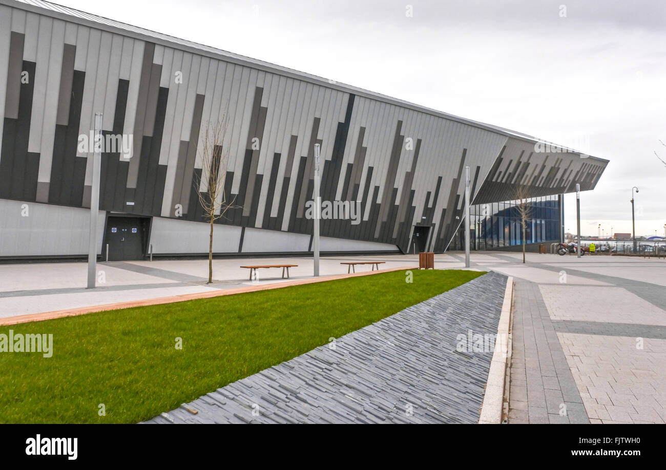 Cardiff Bay's brand new Ice Arena Wales stadium March 2015 PHILLIP ...