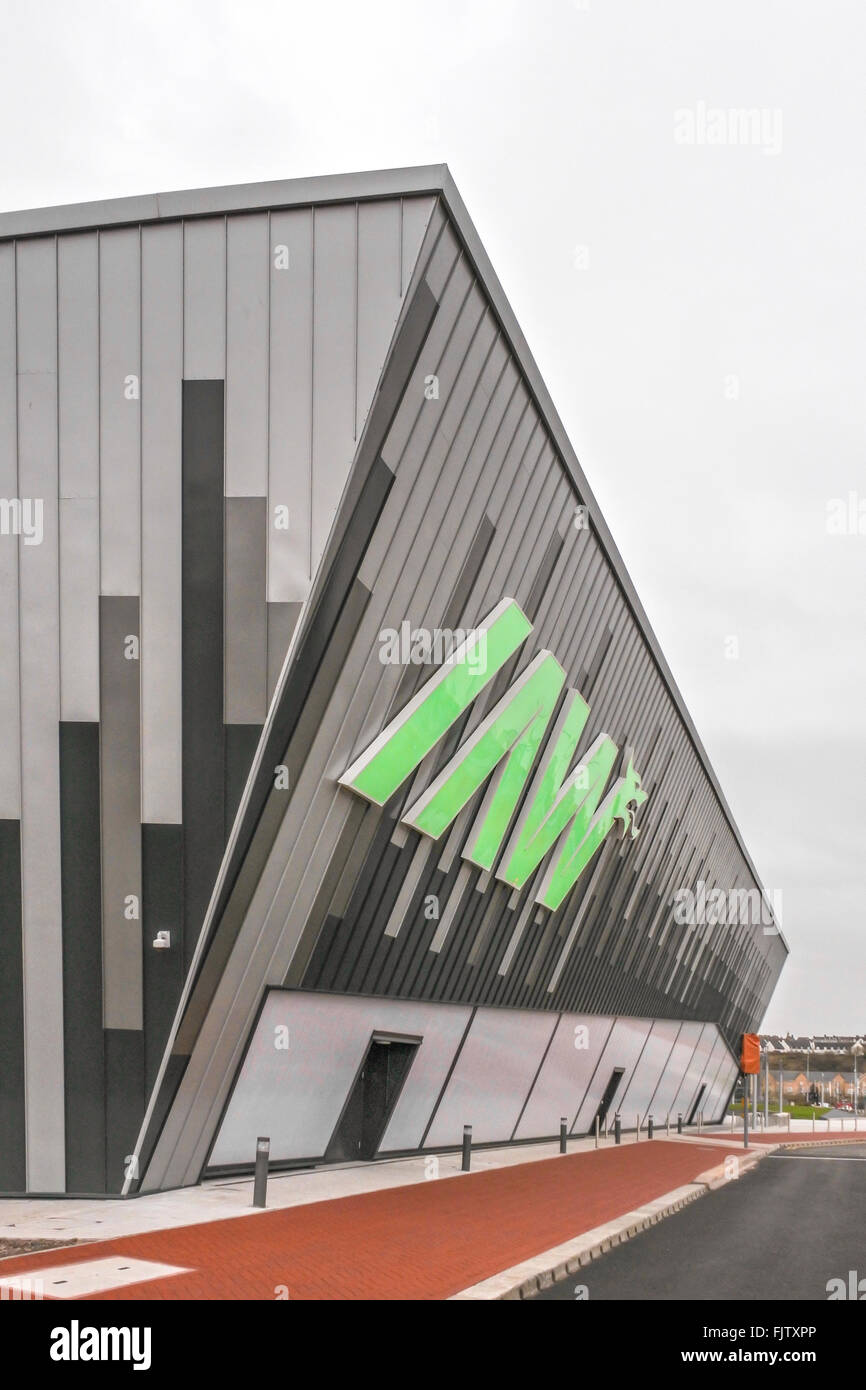 Cardiff Bay's brand new Ice Arena Wales stadium March 2015 PHILLIP ...