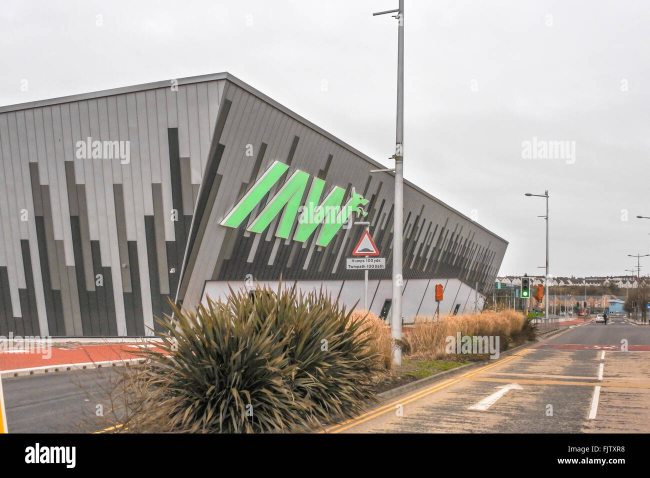 Cardiff Bay's brand new Ice Arena Wales stadium March 2015 PHILLIP ...