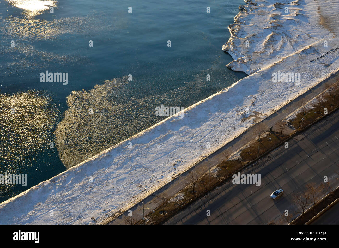 Chicago lake shore drive curve hi-res stock photography and images - Alamy