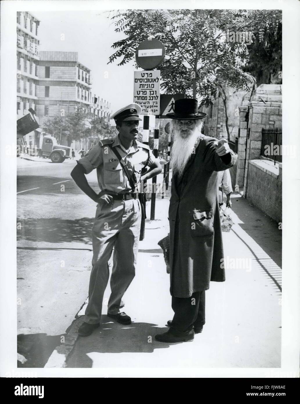 1967 - Israel Jerusalem Israel elder Jew Orthodox Coptic beard holy man ...