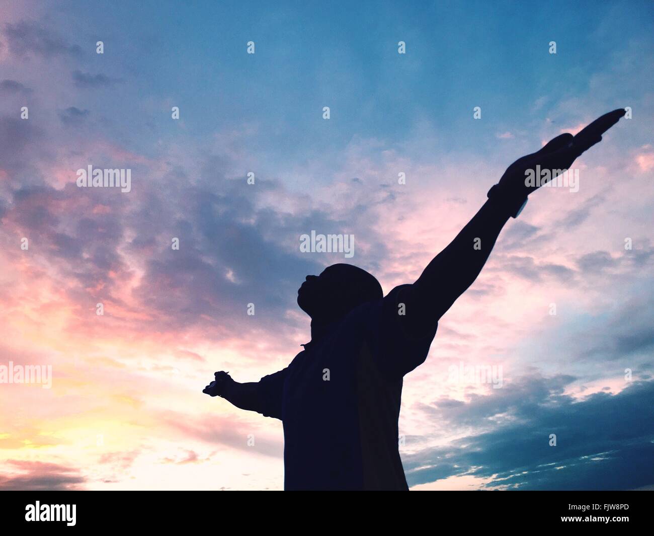 Both arms outstretched hi-res stock photography and images - Alamy