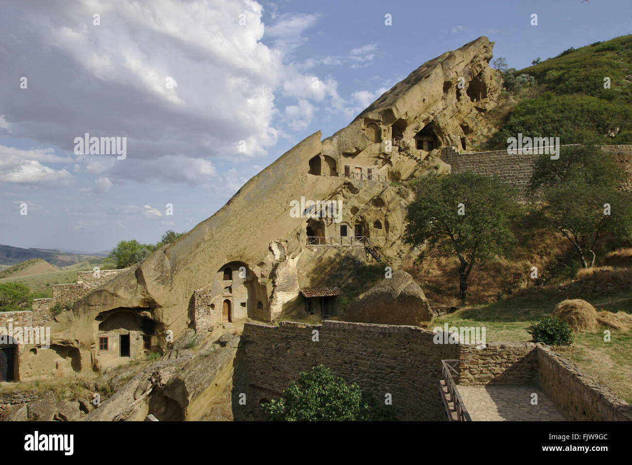 Udabno monastery, David Gareja, Georgia Stock Photo - Alamy