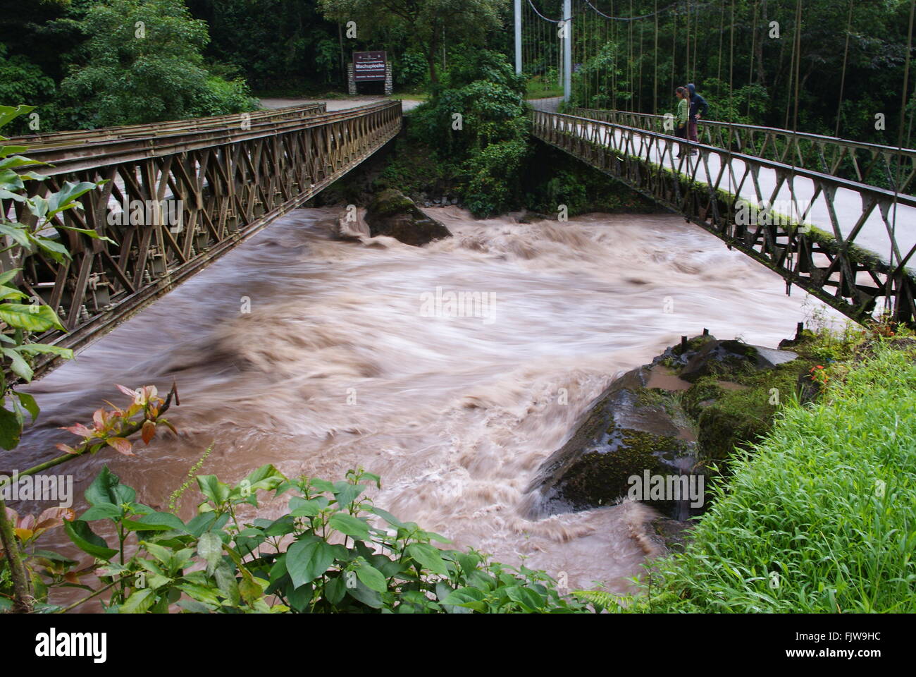 Bridge Over River Stock Photo - Alamy
