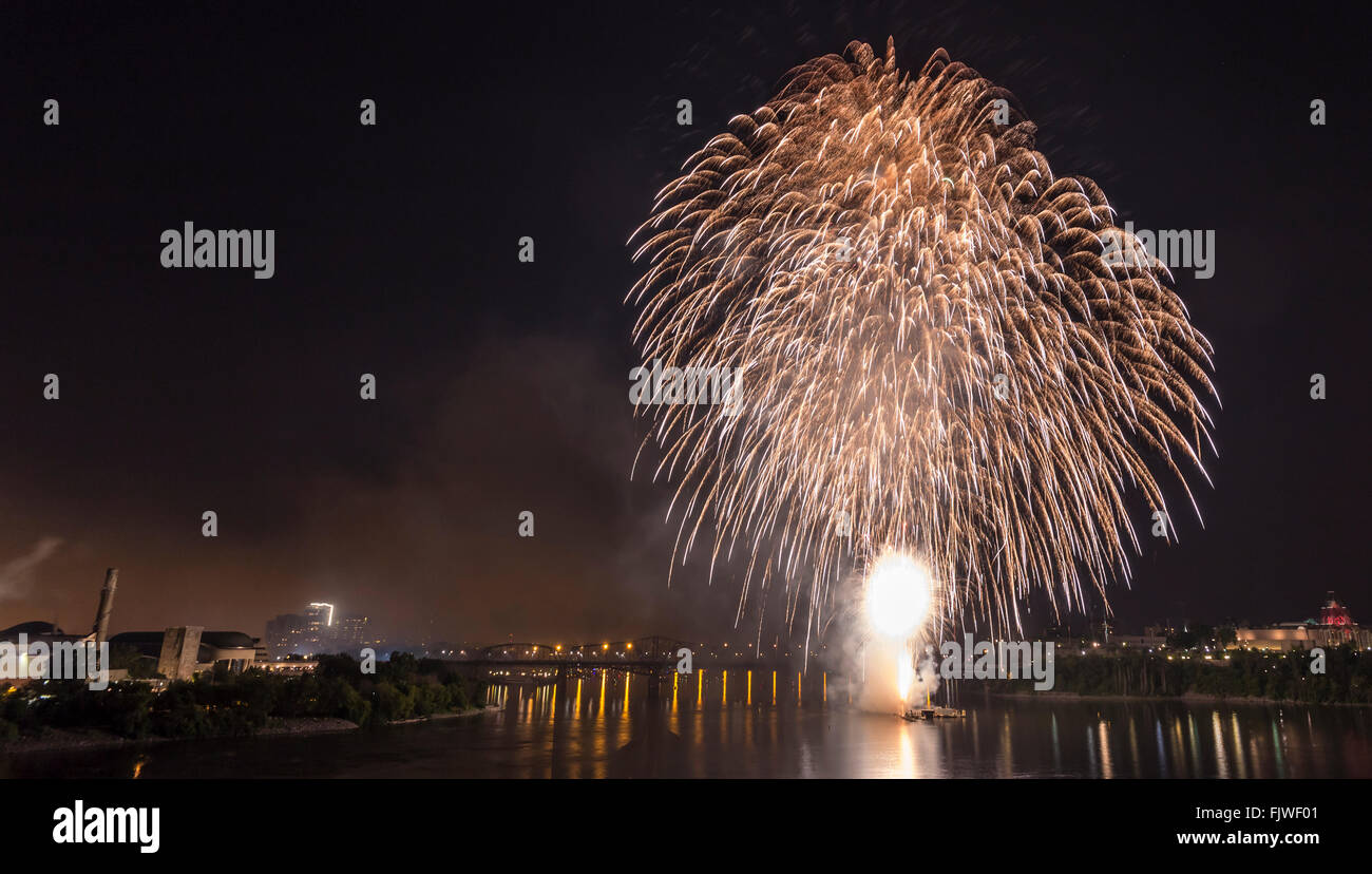 Fireworks at night Stock Photo - Alamy