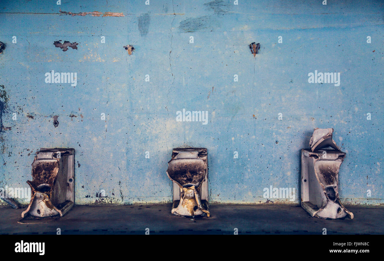 Alcatraz prison toilets, San Fransisco Stock Photo - Alamy