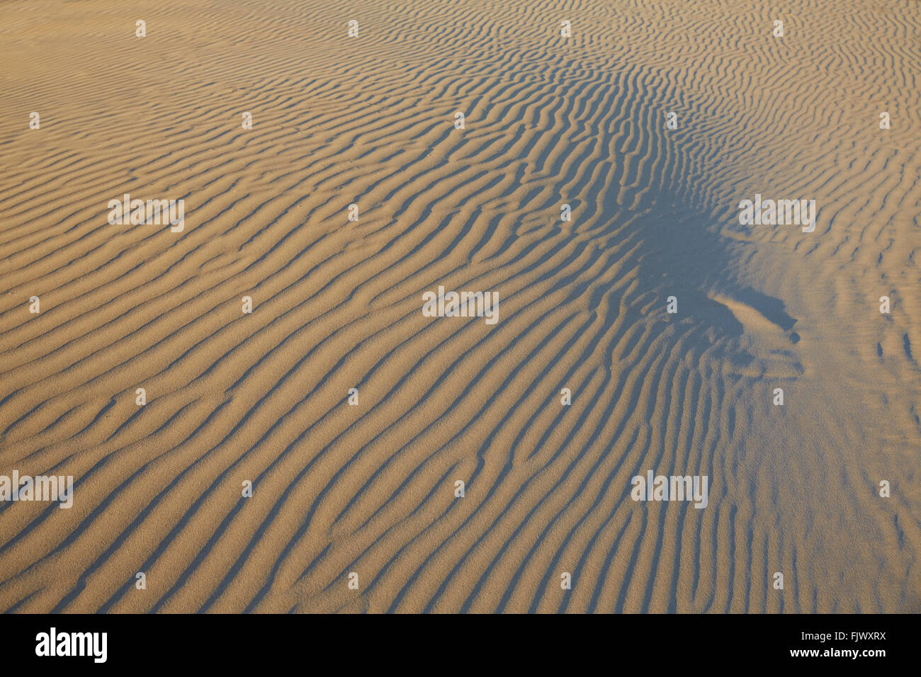 Sand waves texture in a Mediterranean beach at Spain Stock Photo - Alamy