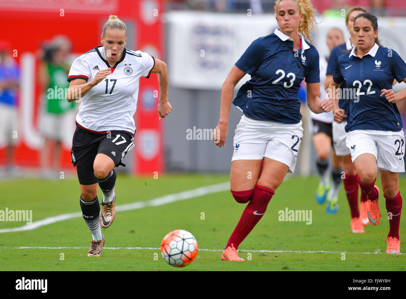 Tampa, Florida, USA. 3rd Mar, 2016. Germany midfielder Isabel ...