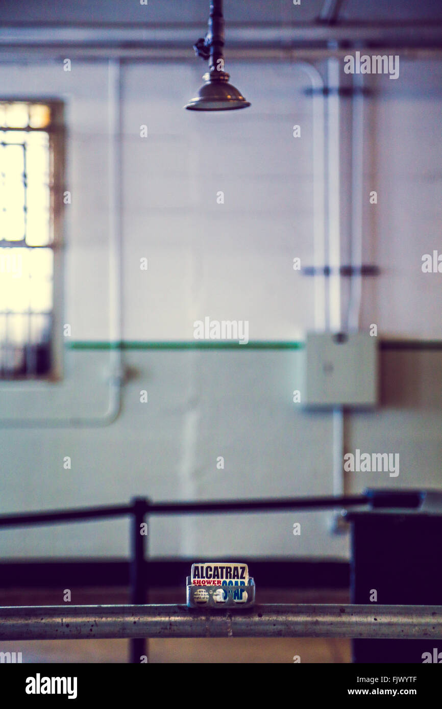 Alcatraz Prison Shower, San Fransisco Stock Photo - Alamy