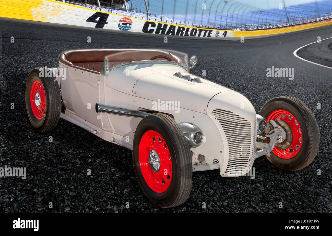 An illustrative style image of a Model T Track Roadster hot rod Stock ...