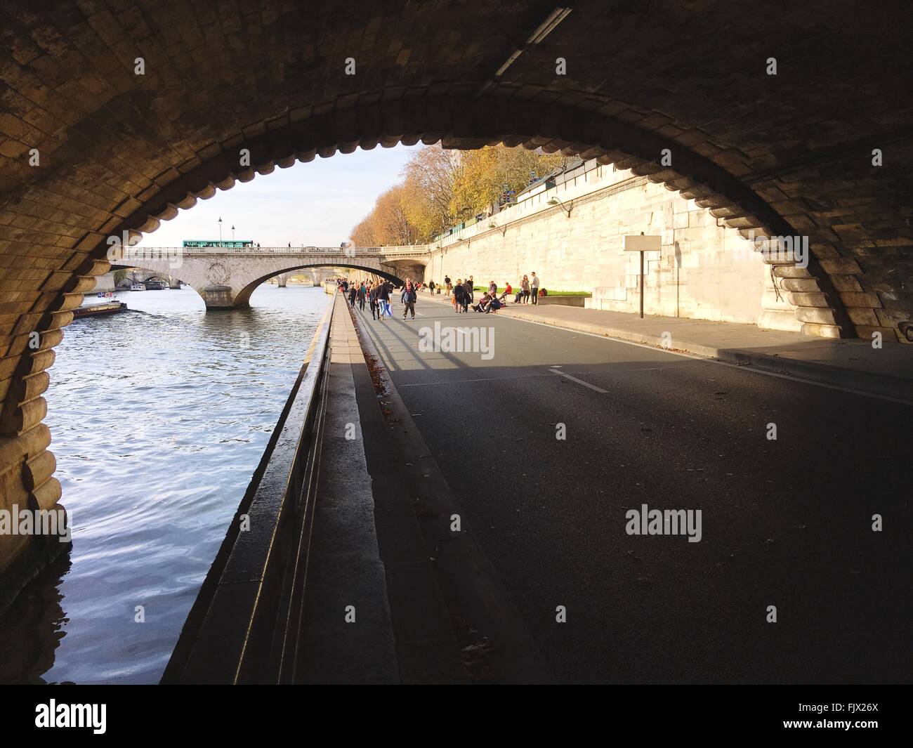 Road below arch bridges river arch hi-res stock photography and images ...