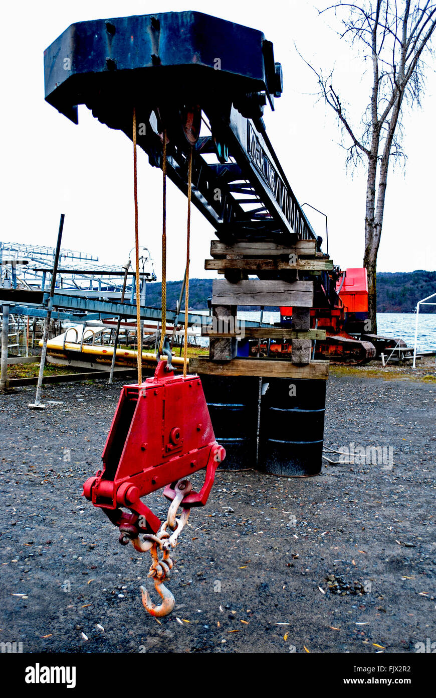 Parked crane hi-res stock photography and images - Alamy