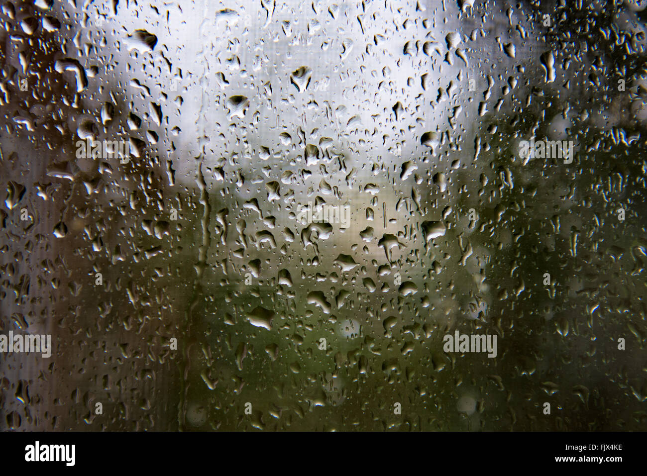Wet glass window rainy season close up hi-res stock photography and ...