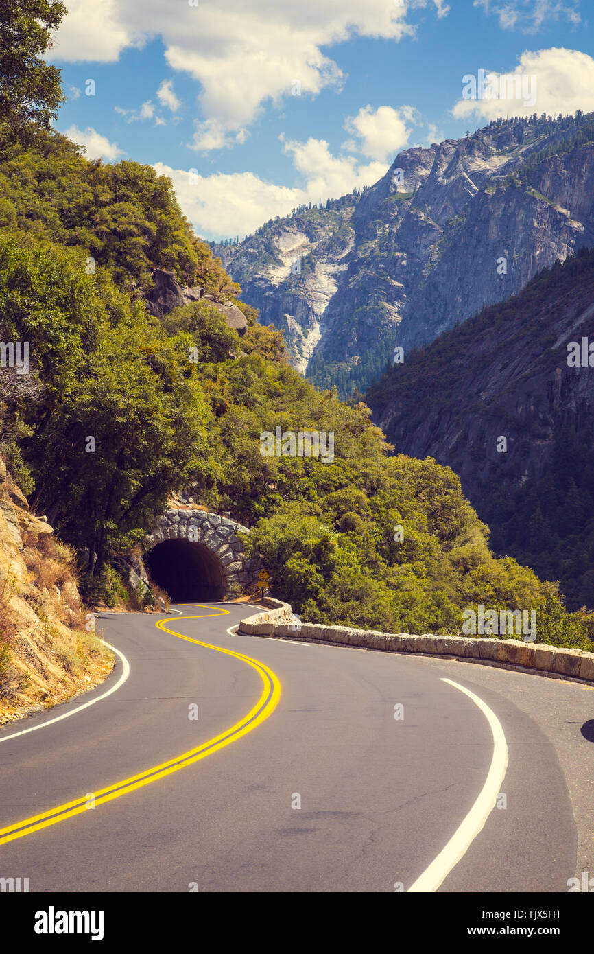 Scenic Open Road Stock Photo - Alamy