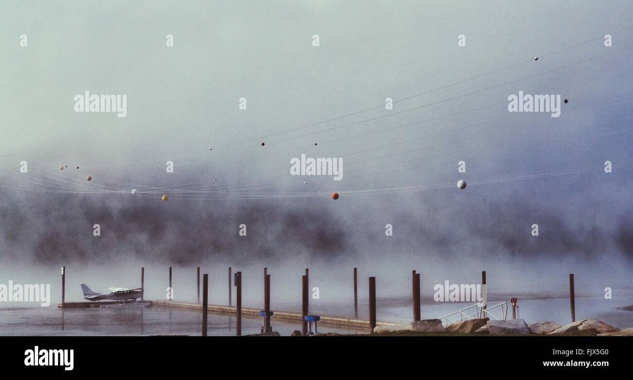 Plane over water hi-res stock photography and images - Alamy